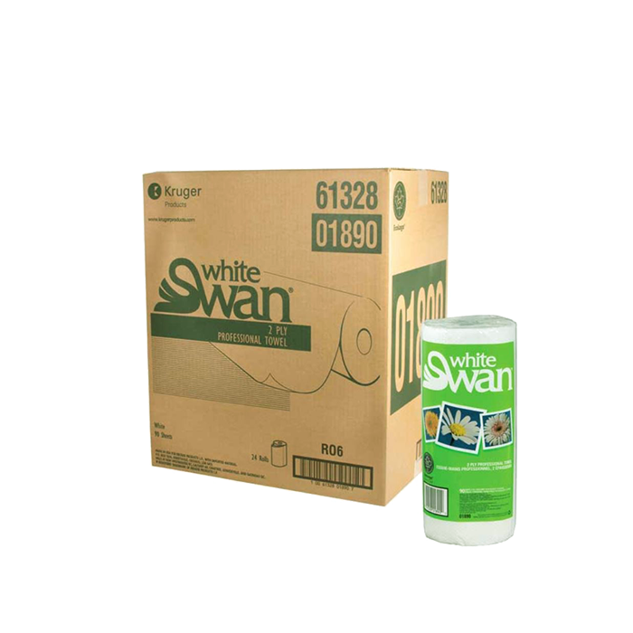 White Swan Paper Towel 2Ply 24 x 90 Sheets – AVACO DENTAL CANADA
