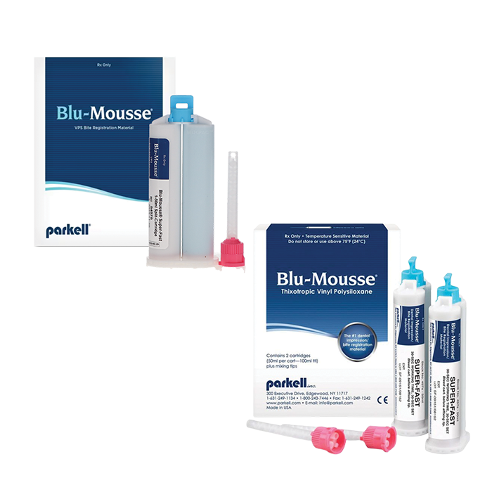 Blu Mousse Bite Registration, 50ml Base & 50ml Catalyst – AVACO DENTAL ...